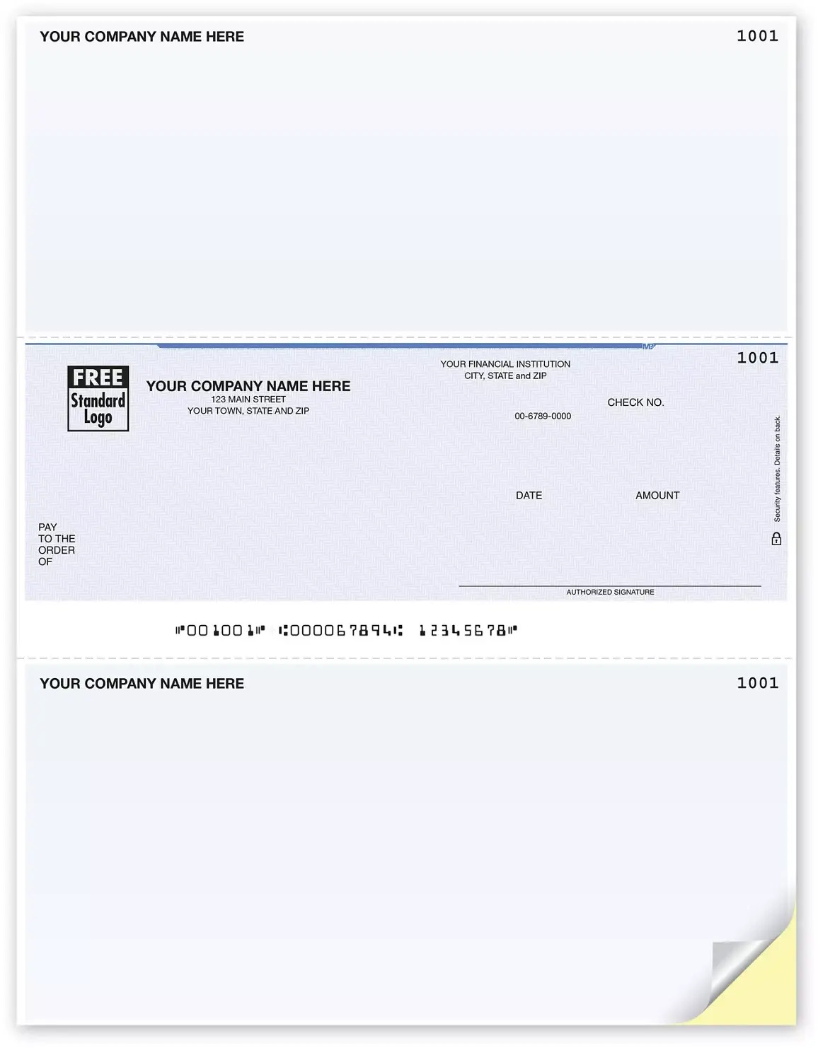 Laser Sage 50 Business Checks with Logo