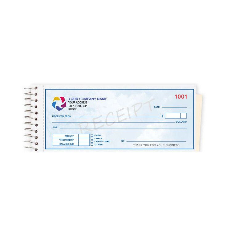 Custom Receipt Books | Full Color Printing